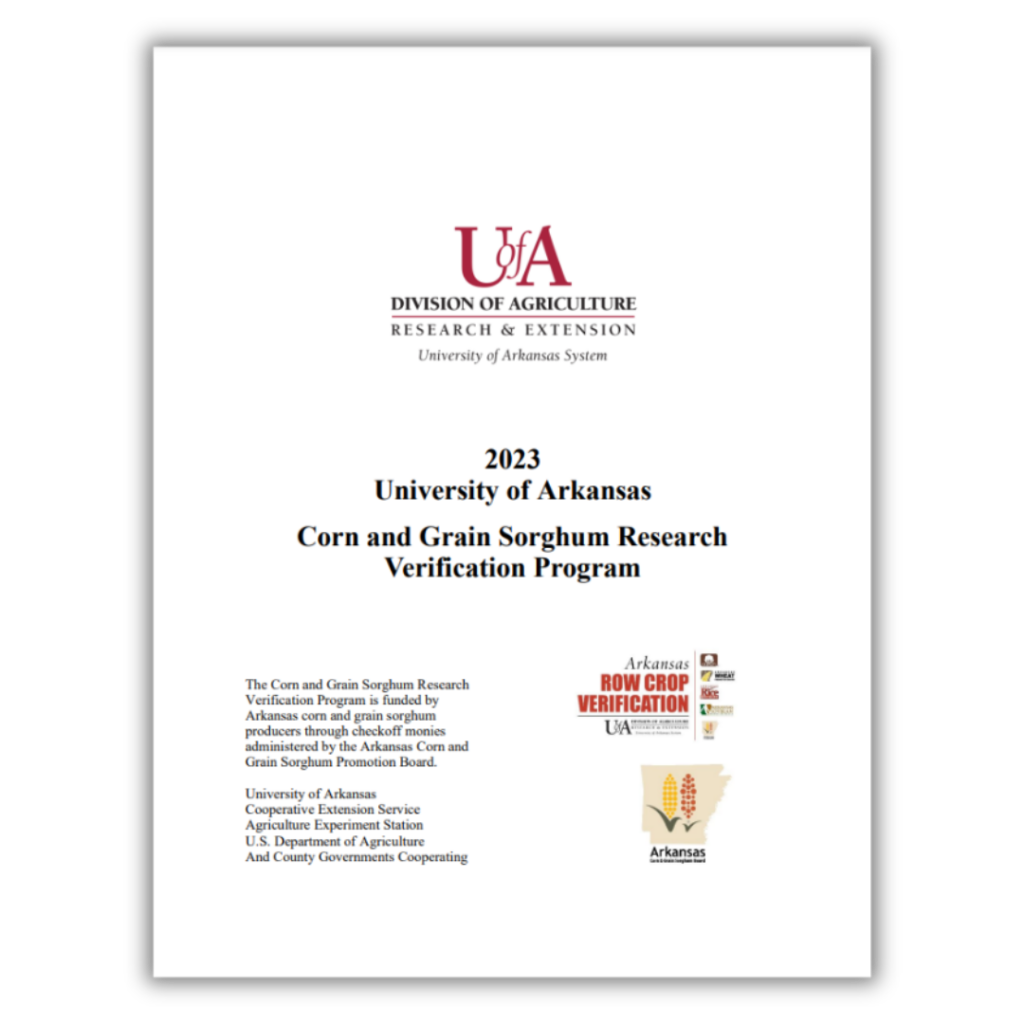 Verification Program - Arkansas Corn and Grain Sorghum Board